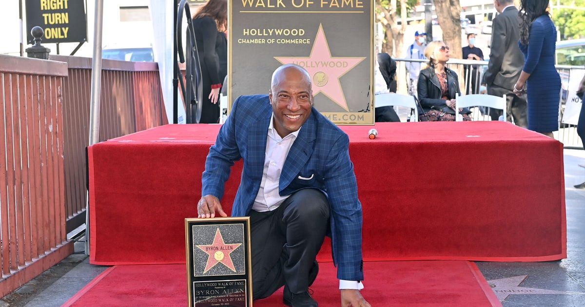 Comedian Turned Media Mogul Byron Allen Receives Star On Hollywood Walk ...