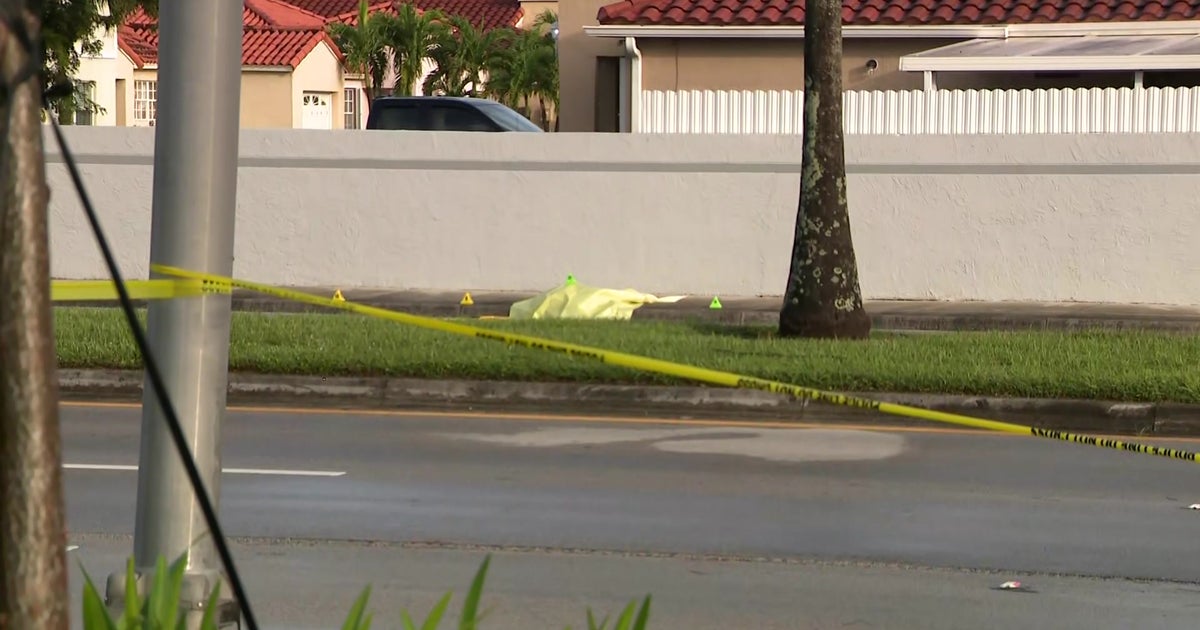 Pedestrian Killed By Hit And Run Driver In Southwest Miami-Dade - CBS Miami