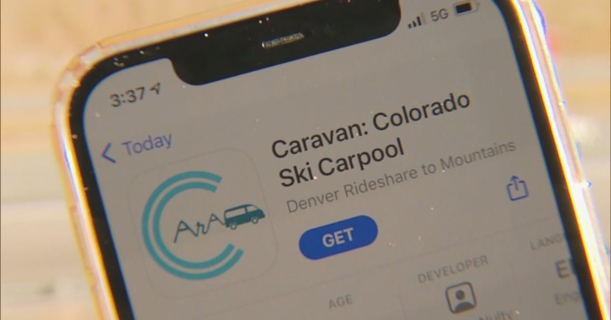 Caravan Carpool App Connects Skiers, Boarders With Drivers Headed To The Mountains - CBS Colorado