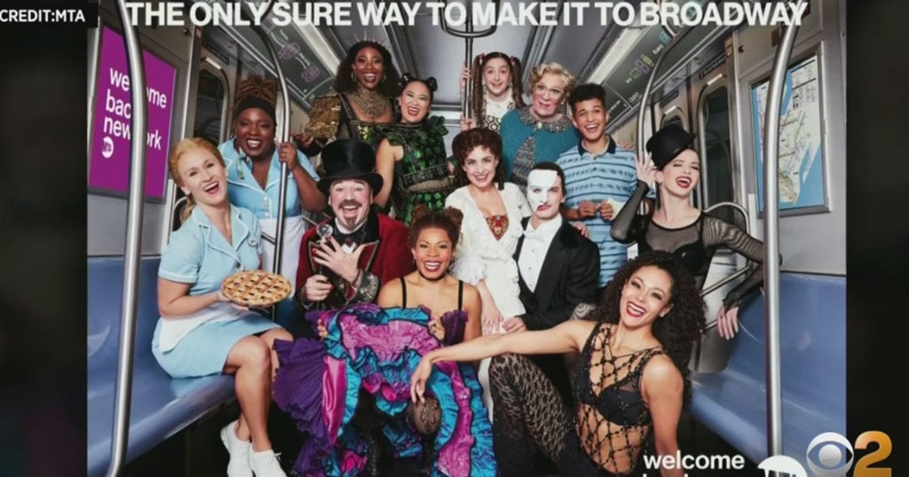 MTA, Broadway Stars Unite To Welcome Back Theatergoers - CBS New York
