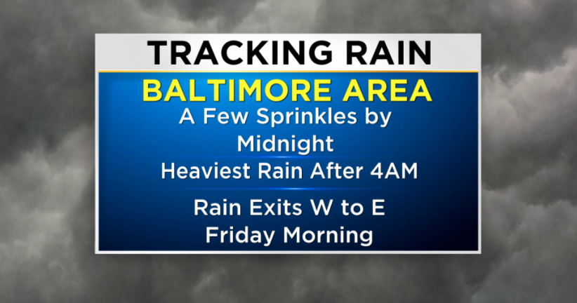 Maryland Weather: Heavy Rain Expected Overnight - CBS Baltimore