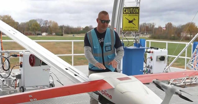 Walmart starts using autonomous drones in new delivery service - CBS News
