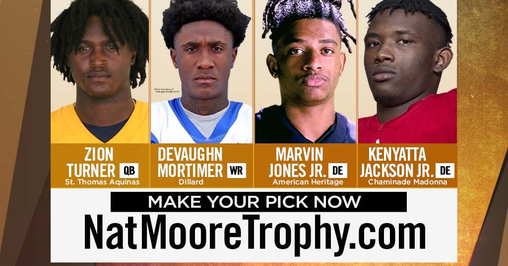 Here Are Your CBS4 Nat Moore Trophy Finalists - CBS Miami
