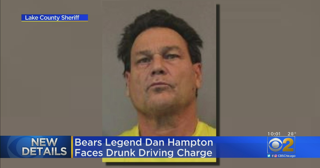 Former Chicago Bear Dan Hampton Faces Driving While Intoxicated Charge ...