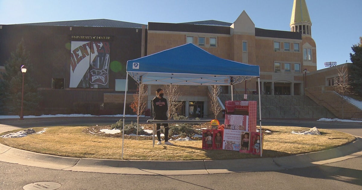 DU Cheer Squad Happy To Help Together 4 Colorado Toy Drive - CBS Colorado