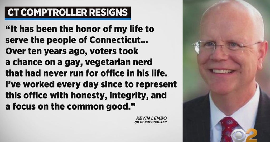 Connecticut Comptroller Kevin Lembo Resigns For Health Reasons - CBS ...