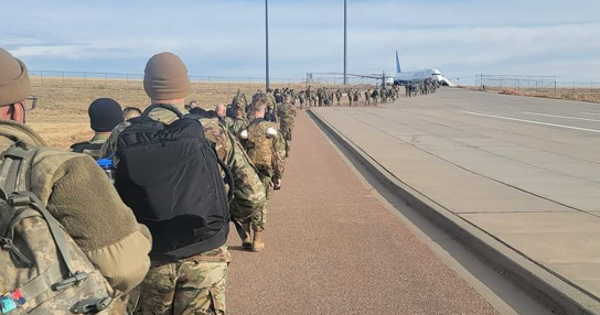 Members Of Colorado National Guard Deploy For Middle East, Central Asia ...