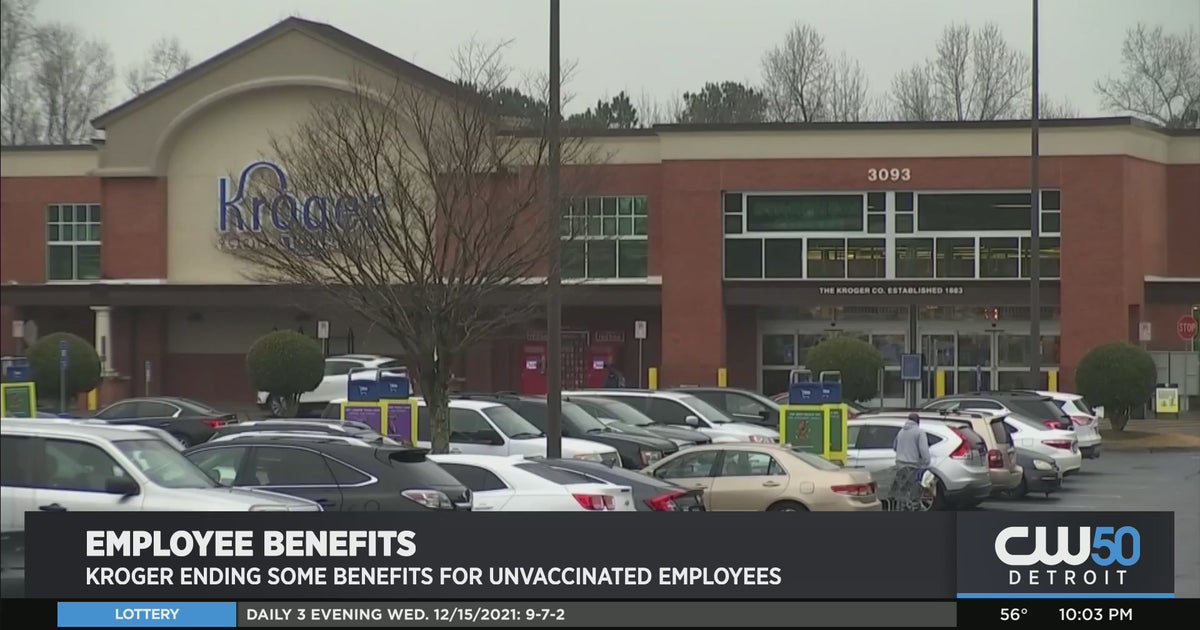 Kroger Ending Some Benefits For Unvaccinated Employees - CBS Detroit