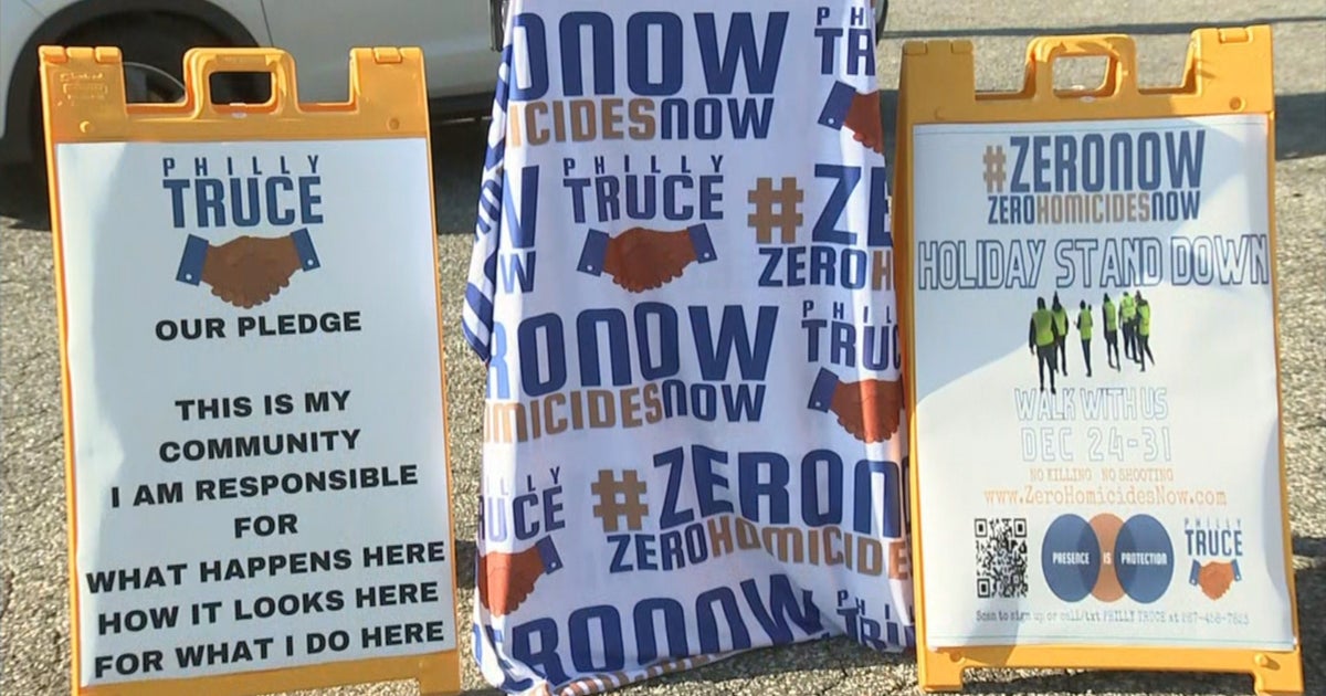 Philly Truce Begins Their Holiday Stand Down Campaign Through End Of ...