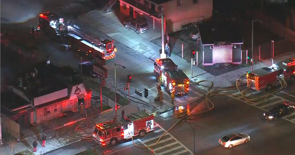 Firefighters Extinguish Blaze At Woodys Bbq On West Florence Saturday