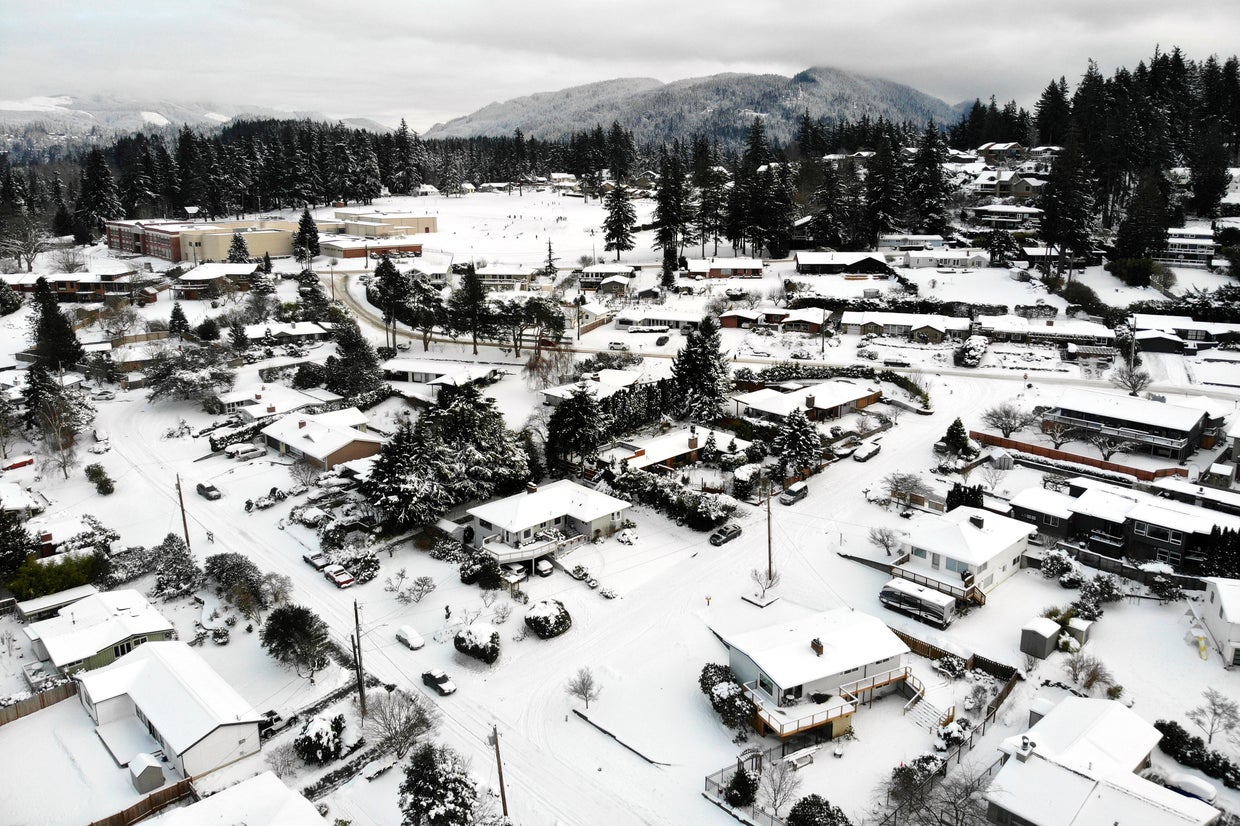 Record breaking snowfall and frigid temperatures strike the western U.S ...