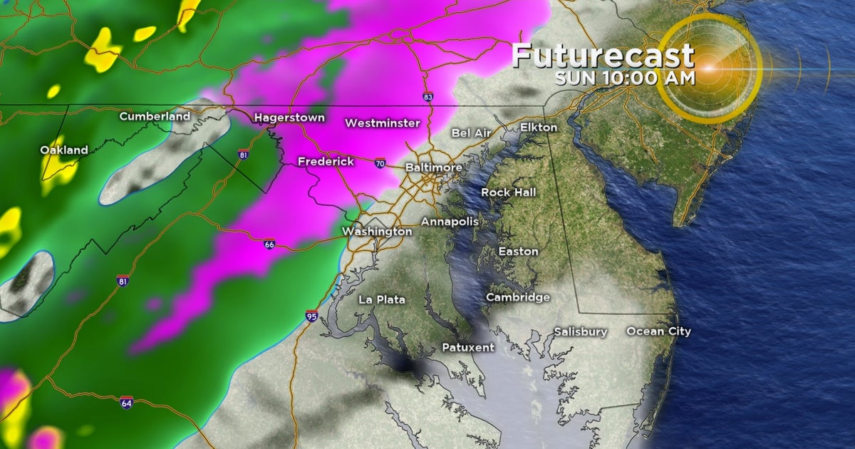 There's Potential For Freezing Rain On Sunday - CBS Baltimore