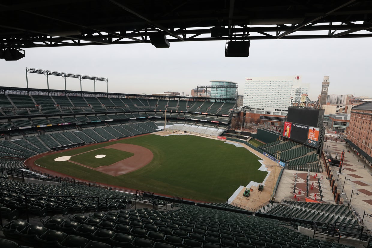 Transformation Of Left-Field Wall Underway At Oriole Park - CBS Baltimore