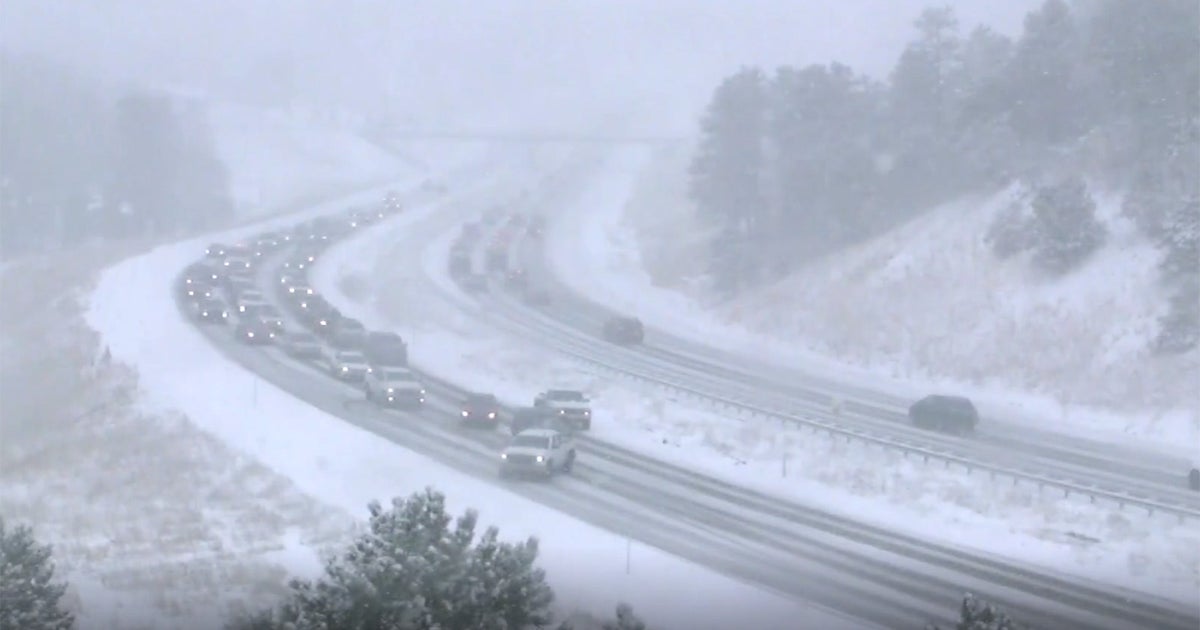 Video Snowy Conditions Lead To Sliding Cars On I 70 In Evergreen Area