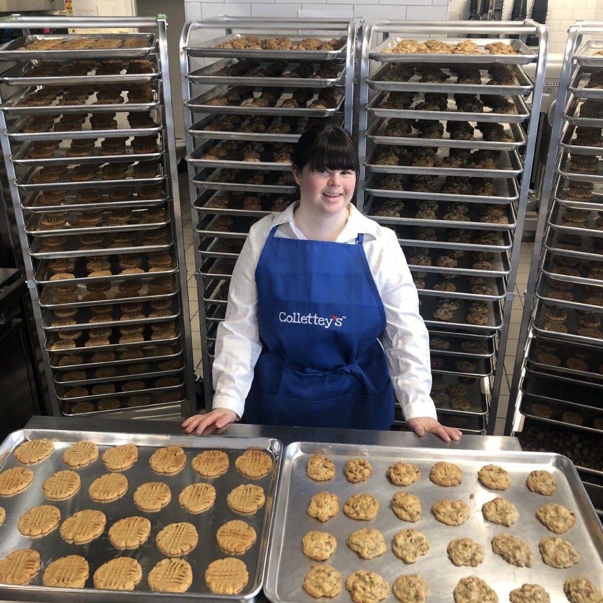 Collette Divitto, CEO with Down syndrome, runs successful cookie ...