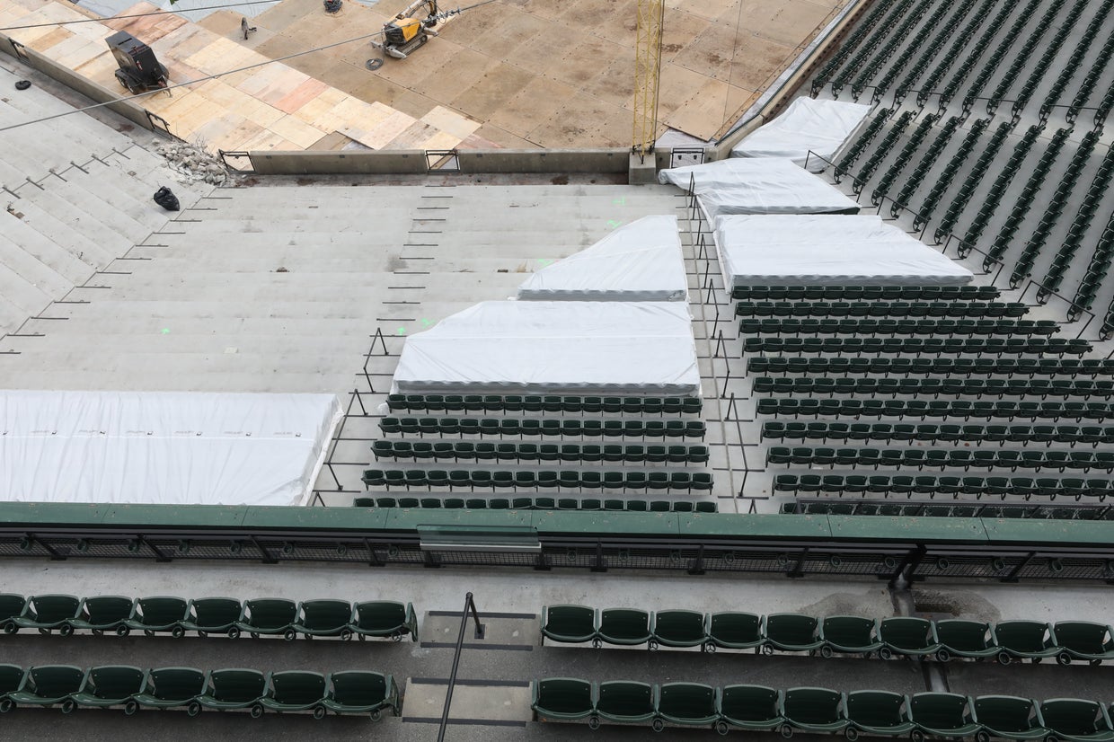 FIRST LOOK: Transformation Of Left-Field Wall Underway At Oriole Park