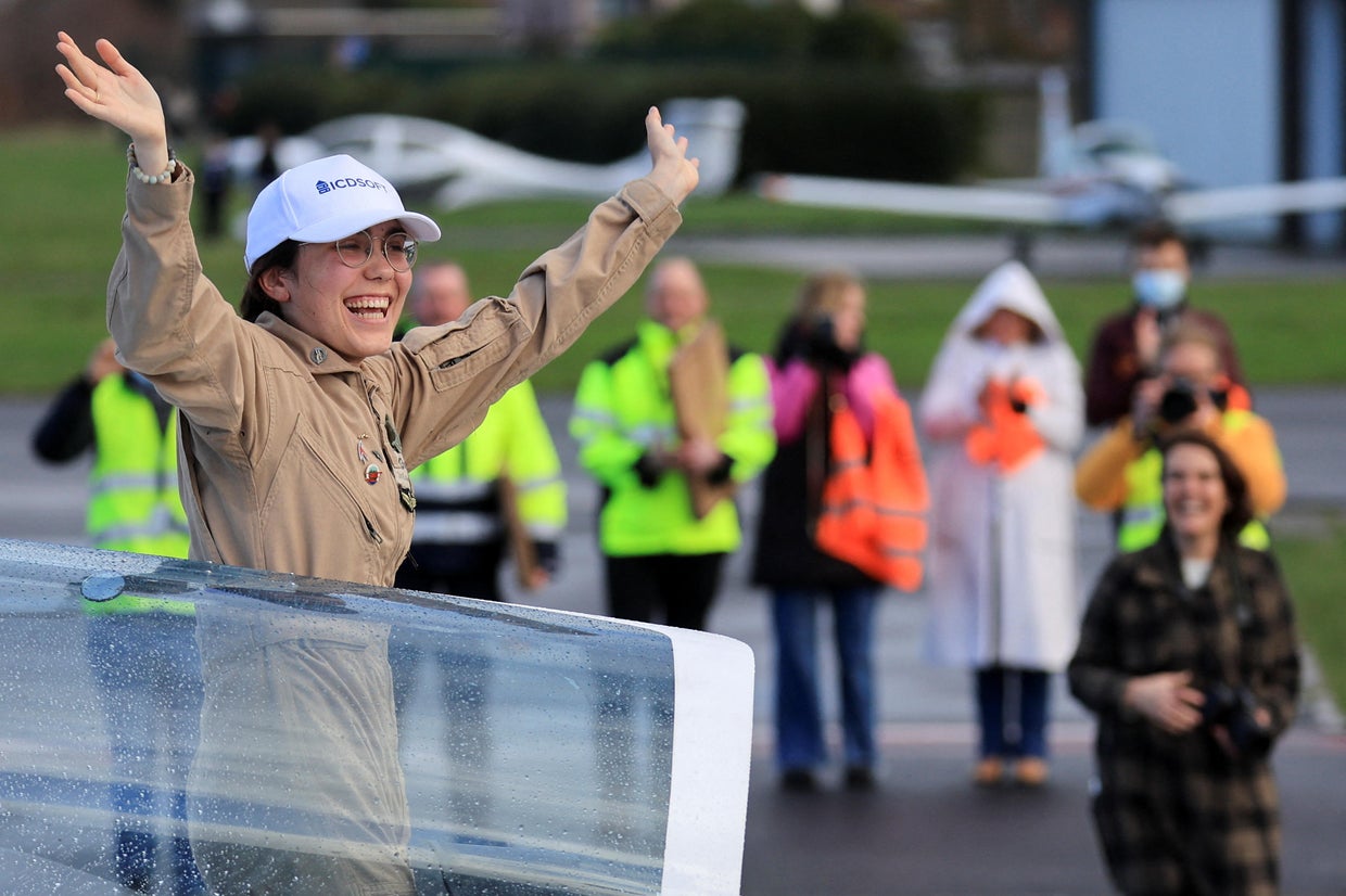 Zara Rutherford, 19, sets record for youngest woman to fly solo around ...