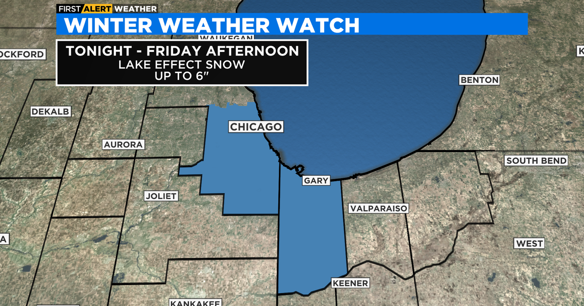 Chicago First Alert Weather: Lake Effect Snow To Impact Your Commute ...