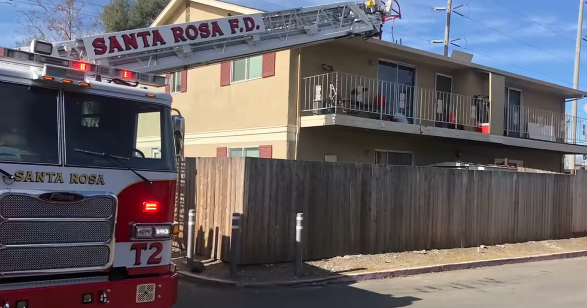 Fire Crews Contain Santa Rosa Fire, Saving Family Home and Dog - CBS ...