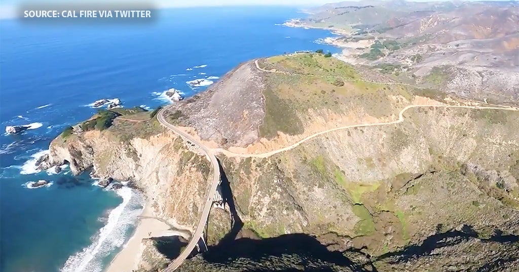 Wildfire in Big Sur Fully Contained; Burned 687 Acres Over 2 Weeks ...