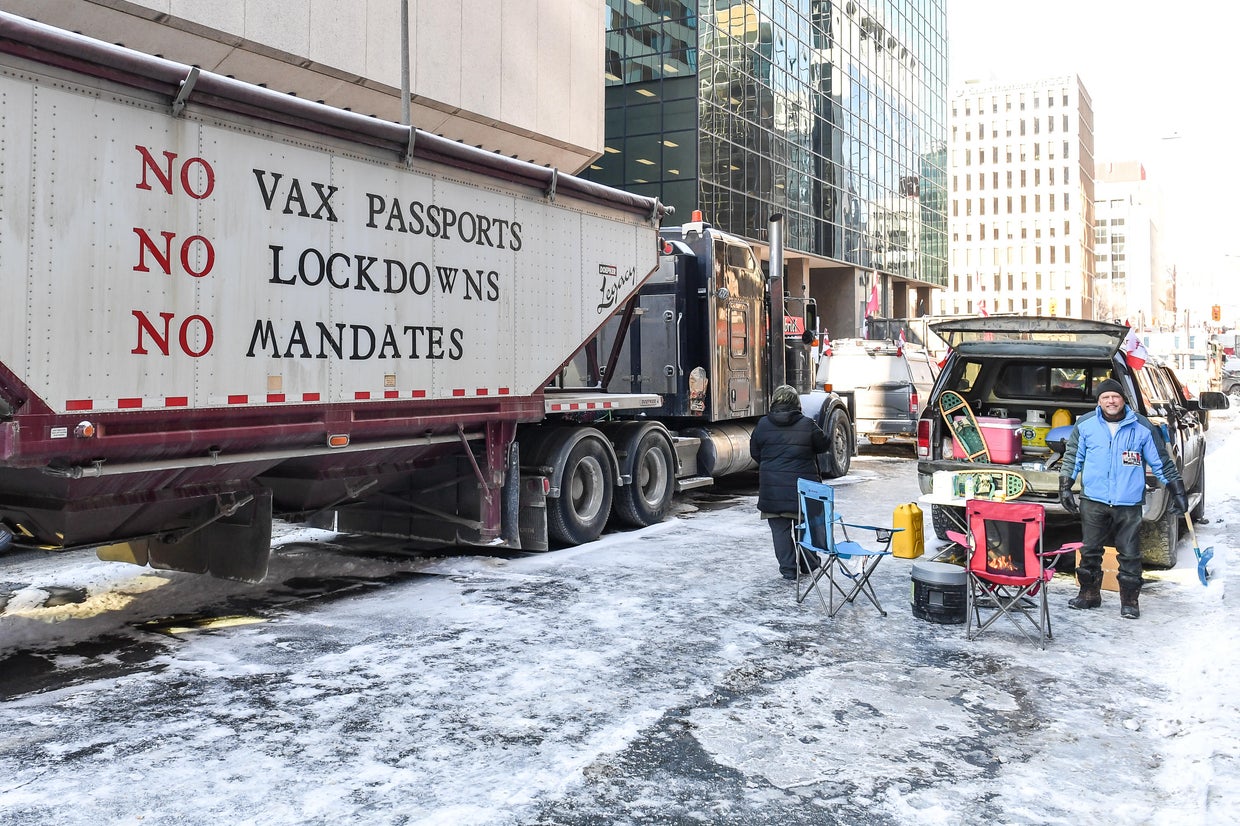 Ottawa declares state of emergency over "freedom convoy" COVID trucker ...