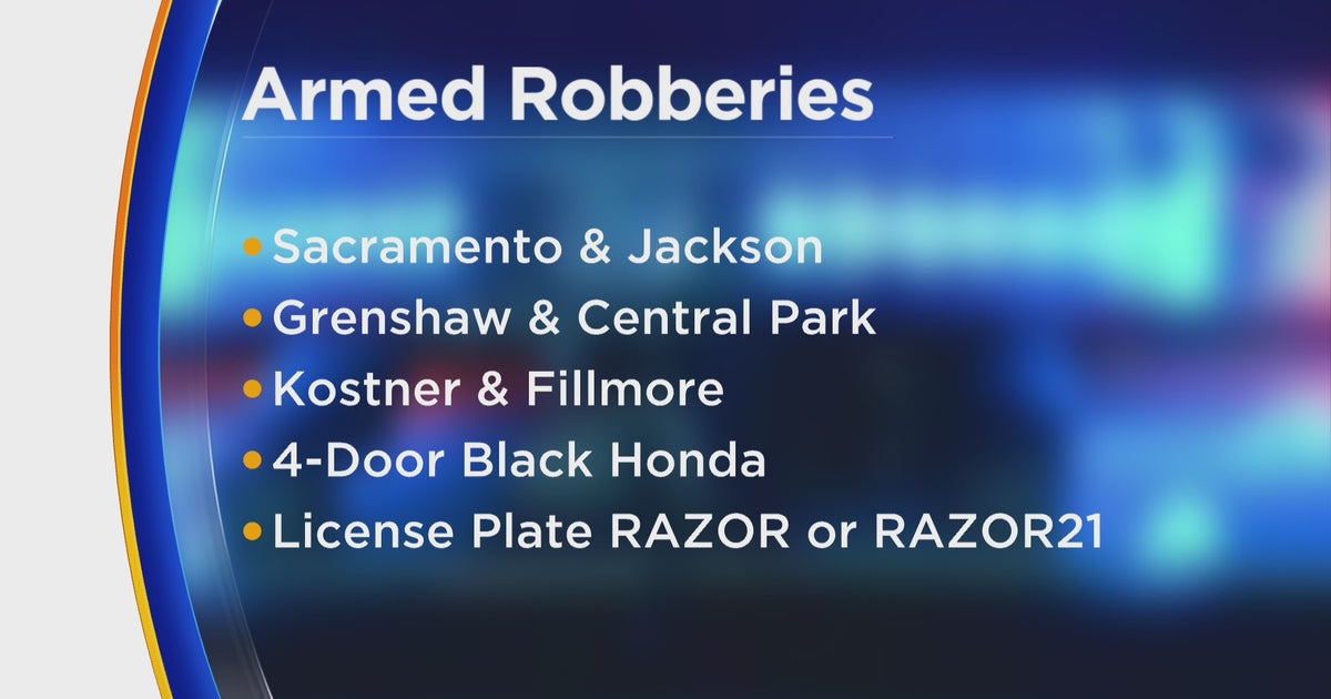 Cpd Warns Residents Of Armed Robberies On Chicagos West Side Involving