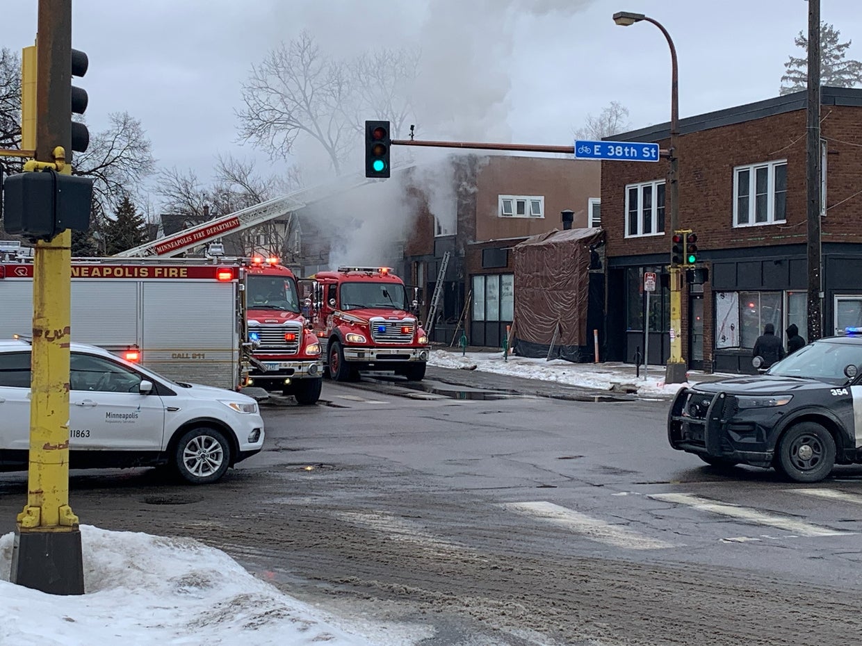 Firefighters Battle Heavy Fire At Minneapolis Building; 4 Adults And ...