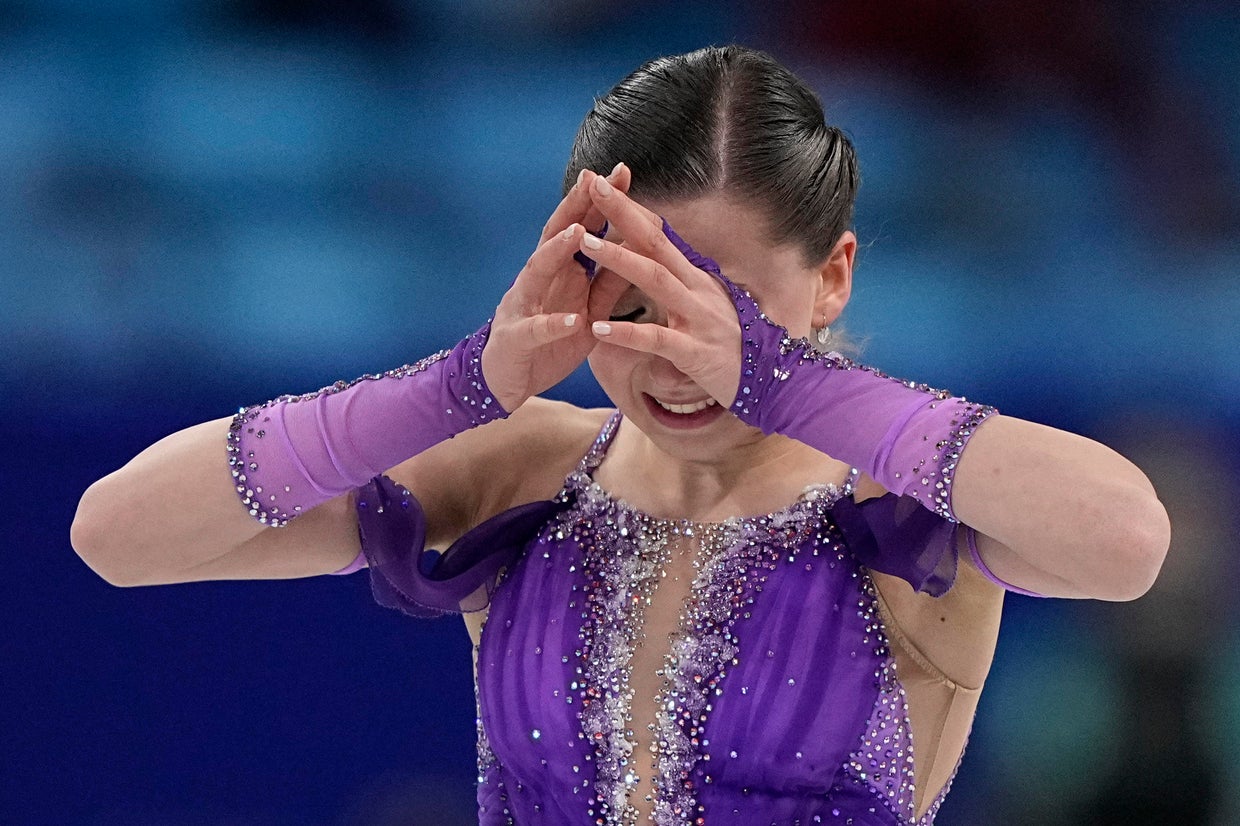 Kamila Valieva leads women's short program in first competition since ...