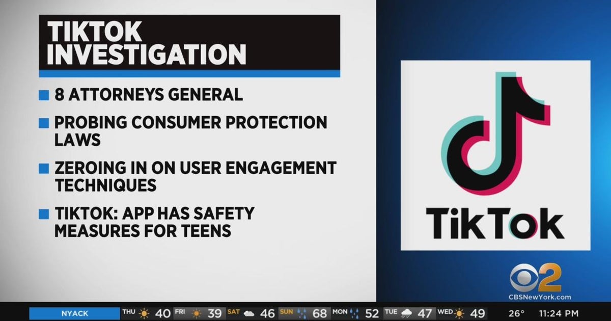 Multiple states investigating TikTok's impact on young Americans - CBS ...