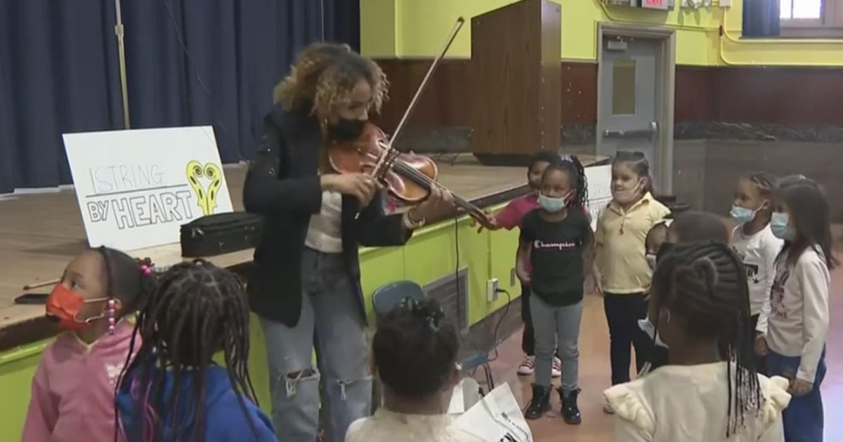 Violinist, viral sensation Ezinma inspiring NYC students through ...