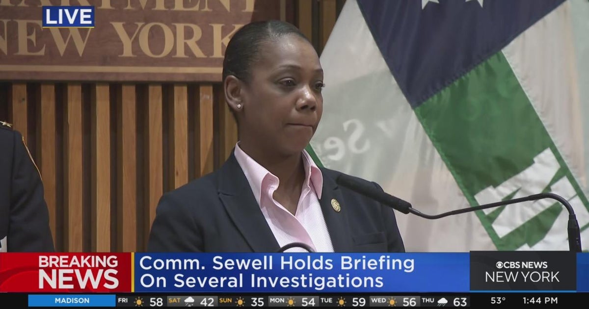 NYPD Commissioner gives updates on investigations - CBS New York