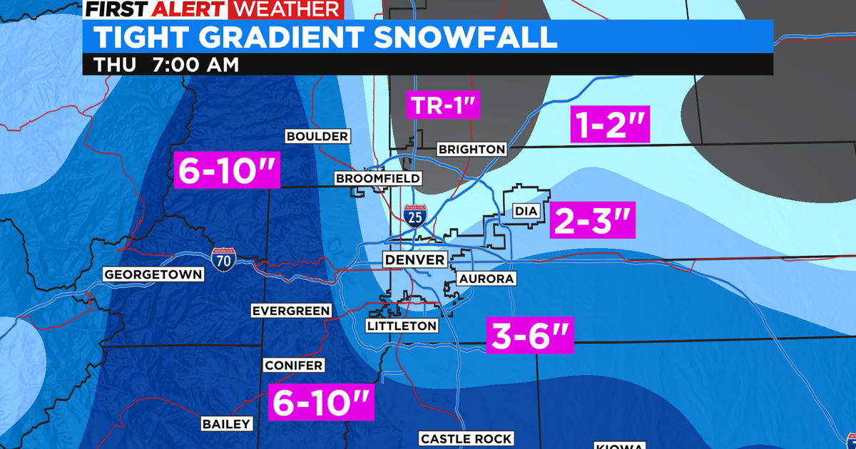 Wednesday Night Storm Will Likely Produce A Very Tight Gradient In ...