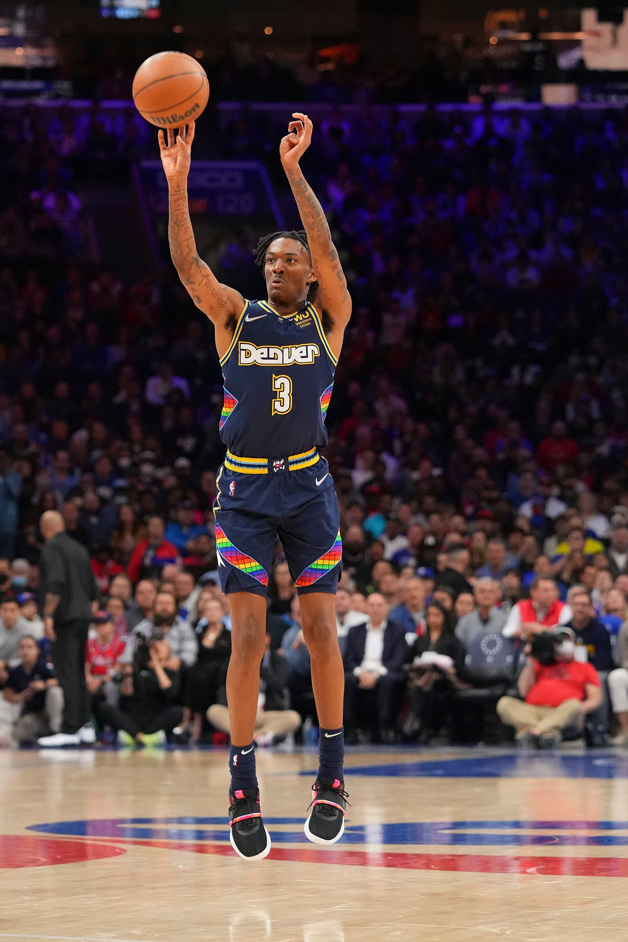 Delaware Firefighters Who Helped Save Nuggets' Bones Hyland Greet Him ...