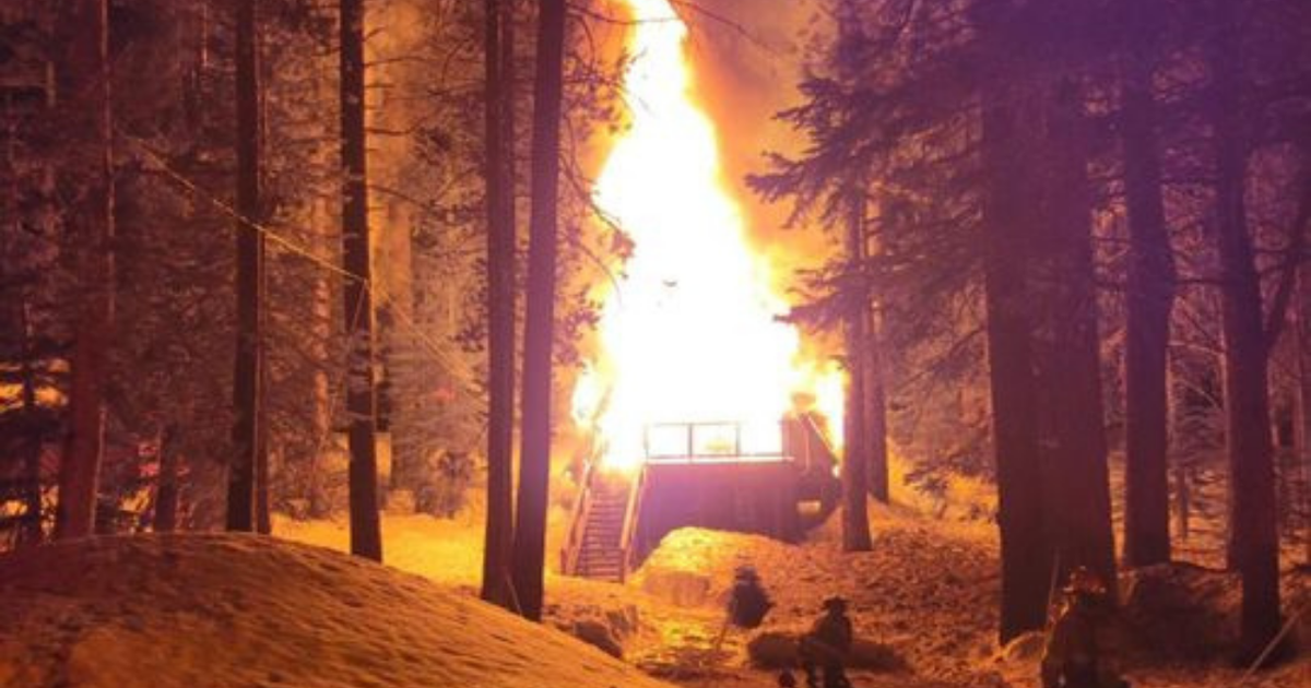 Structure Fire In Truckee Knocked Down - CBS Sacramento