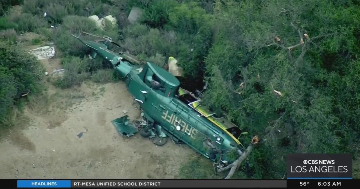 FAA, NTSB probe cause of LASD helicopter crash with 6 onboard - CBS Los ...