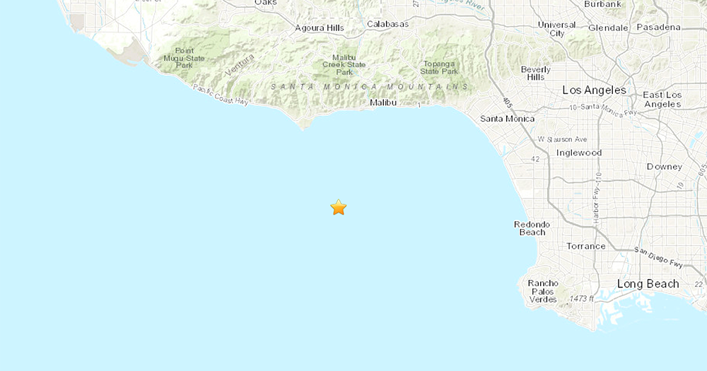 Small earthquake strikes in the water off Malibu - CBS Los Angeles