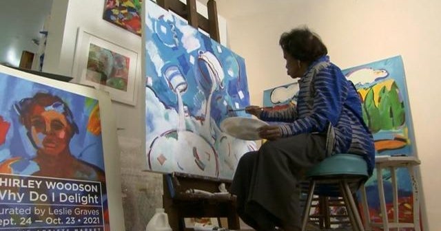 85-year-old Detroit artist gets solo exhibition - CBS News