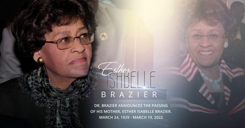 Esther Isabelle Brazier of Apostolic Church of God dies at 92 - CBS Chicago
