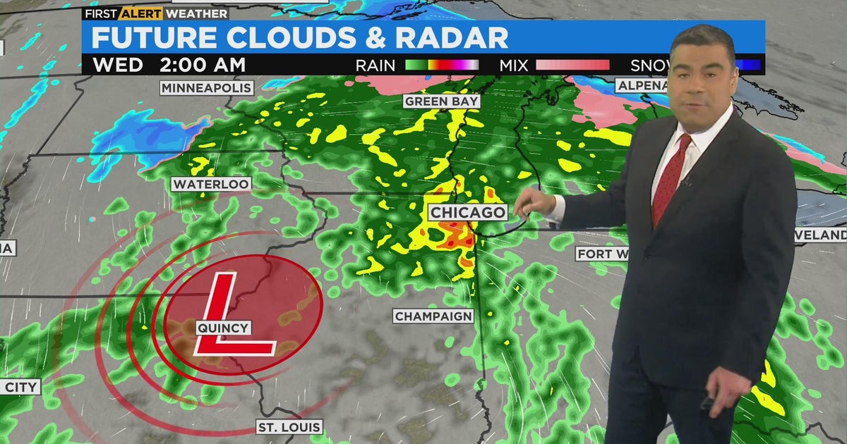 Chicago First Alert Weather: Rain picking up overnight - CBS Chicago