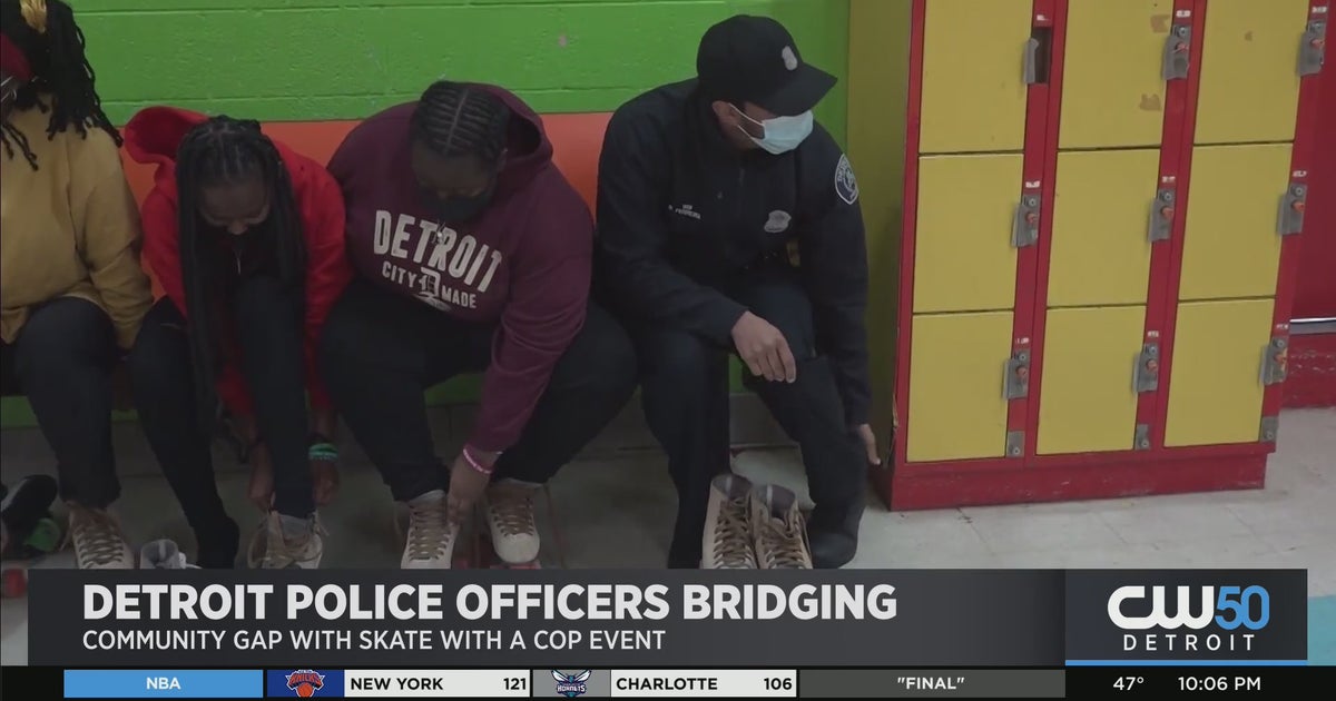 Detroit Police Officers Bridging Community Gap With 'Skate With A Cop ...