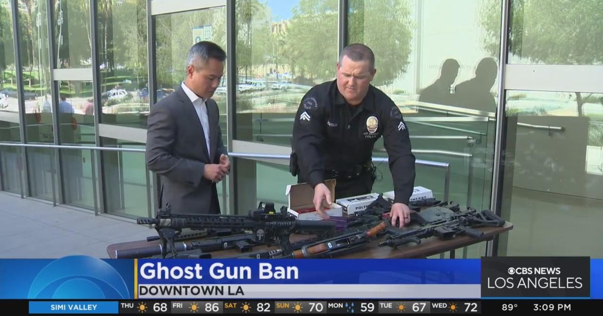 LAPD hosts ghost gun buyback on Saturday - CBS Los Angeles