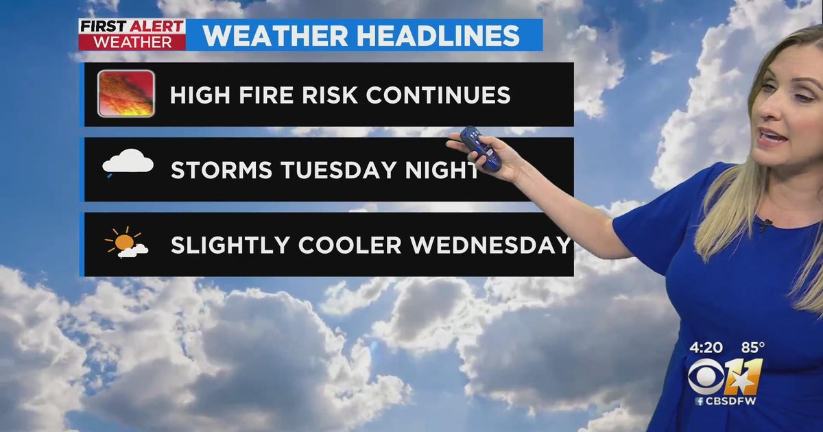 Monday Weather Update - CBS Texas
