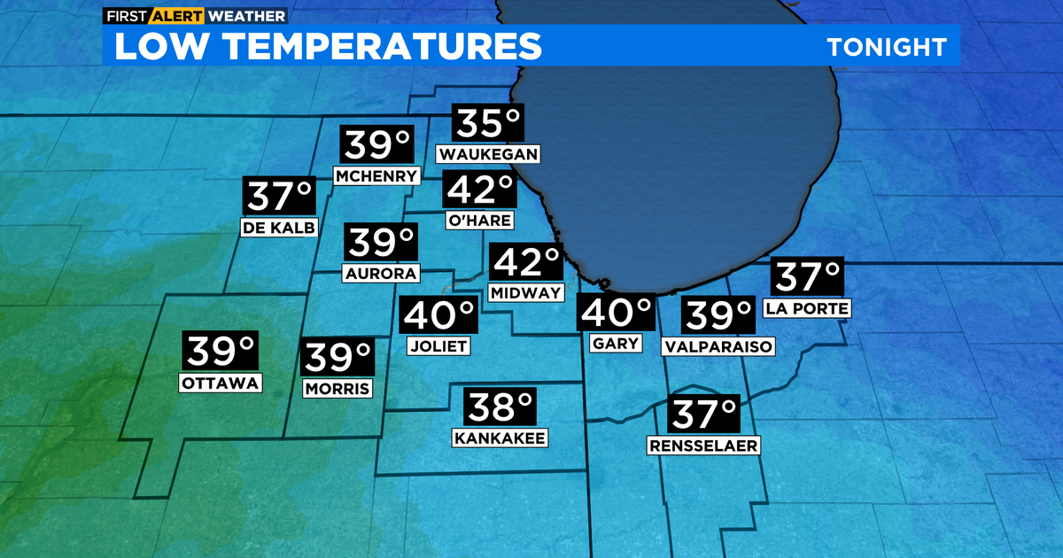 Chicago First Alert Weather: Increasing showers - CBS Chicago