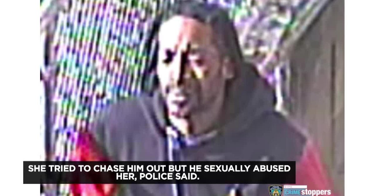 Caught on video: Suspect in Queens home invasion, sexual assault - CBS ...