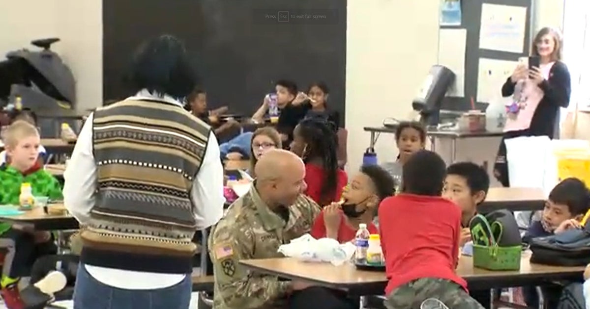 Maryland Soldier Surprises Son With Reunion At Severn Elementary - CBS ...