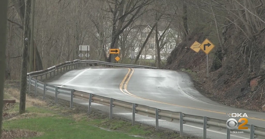 Landslide Closes Portion Of Route 88 In Washington County - CBS Pittsburgh