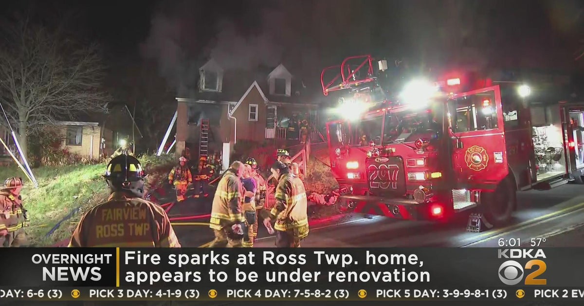 Fire Breaks Out At Home In Ross Township - CBS Pittsburgh
