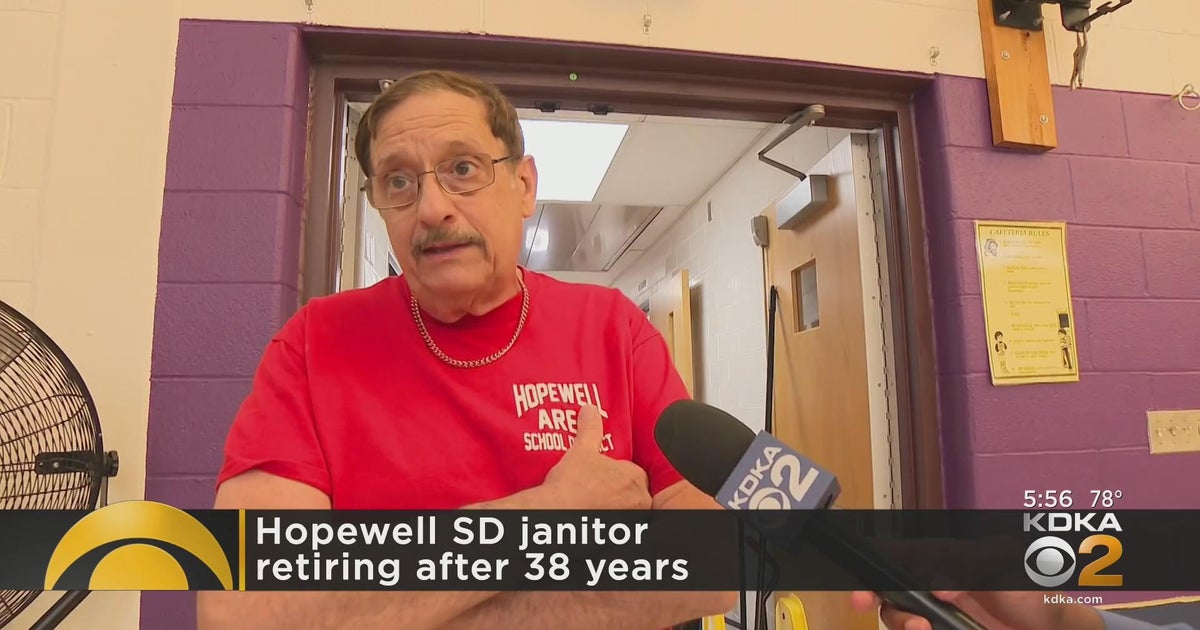 Beloved Janitor Retires - CBS Pittsburgh