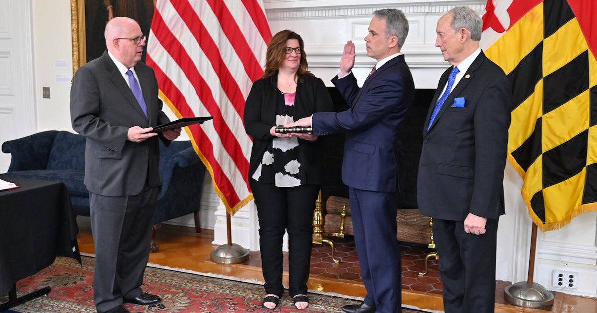 Matthew Fader Sworn In As Chief Judge Of State's Highest Court - CBS ...