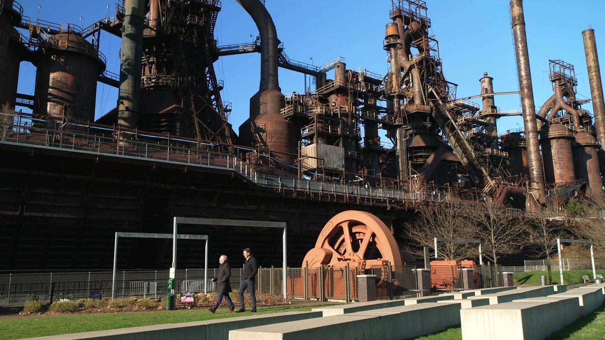 How Rust Belt company towns evolve in the age of e-commerce - CBS News